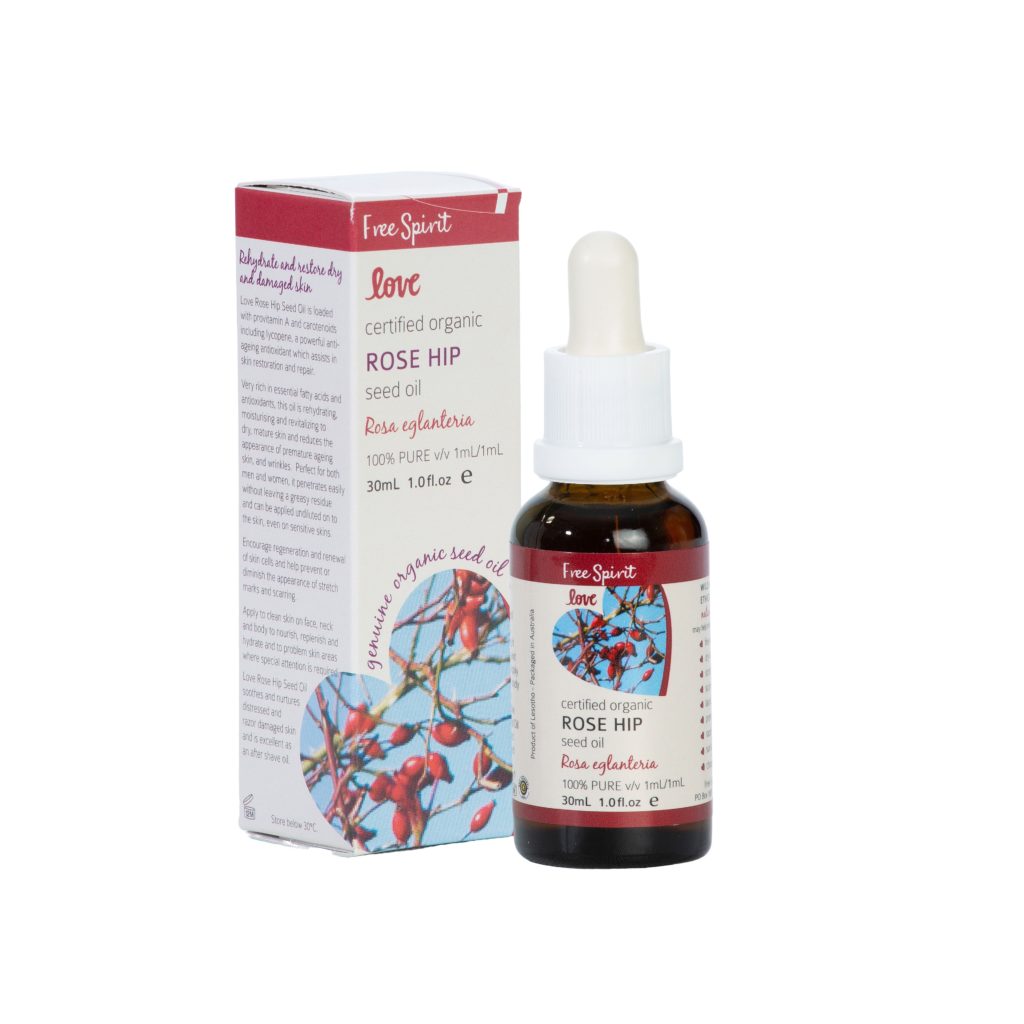 Free Spirit Love Oils - Rose Hip Seed Oil 30ml | The Wholefood Pantry ...