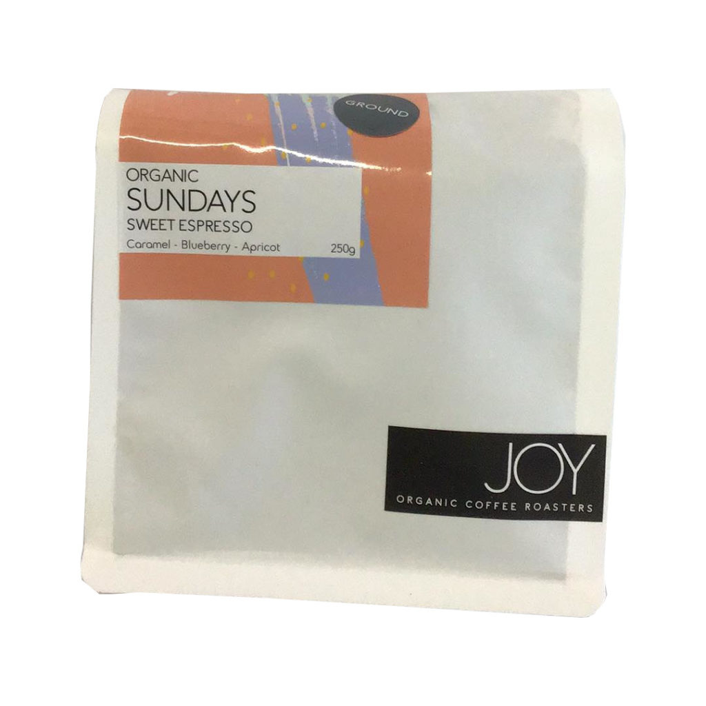 Joy Beans Coffee - Sundays Ground 250g | The Wholefood Pantry Palm Beach