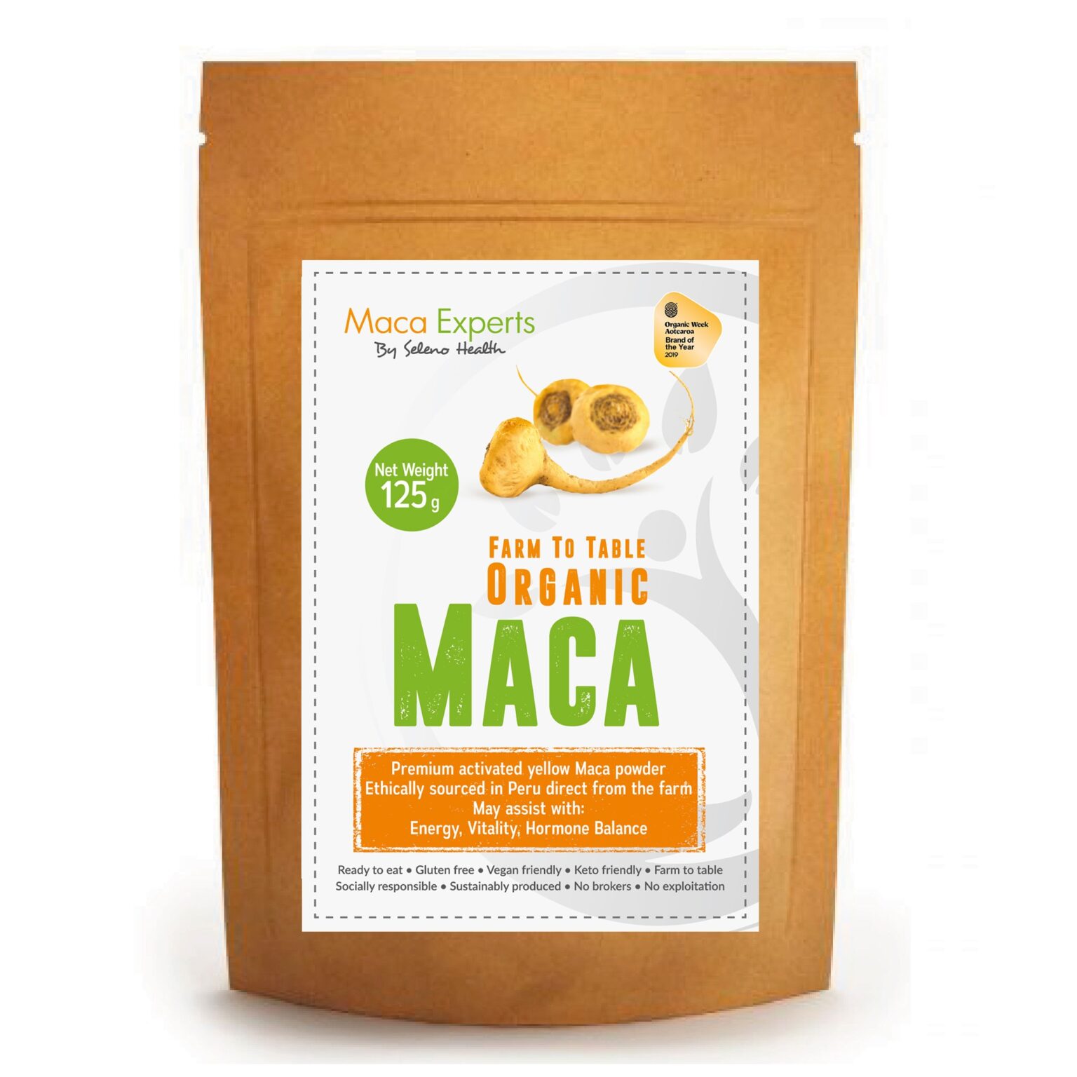 Maca Experts - Organic Yellow Maca Powder 125g | The Wholefood Pantry ...